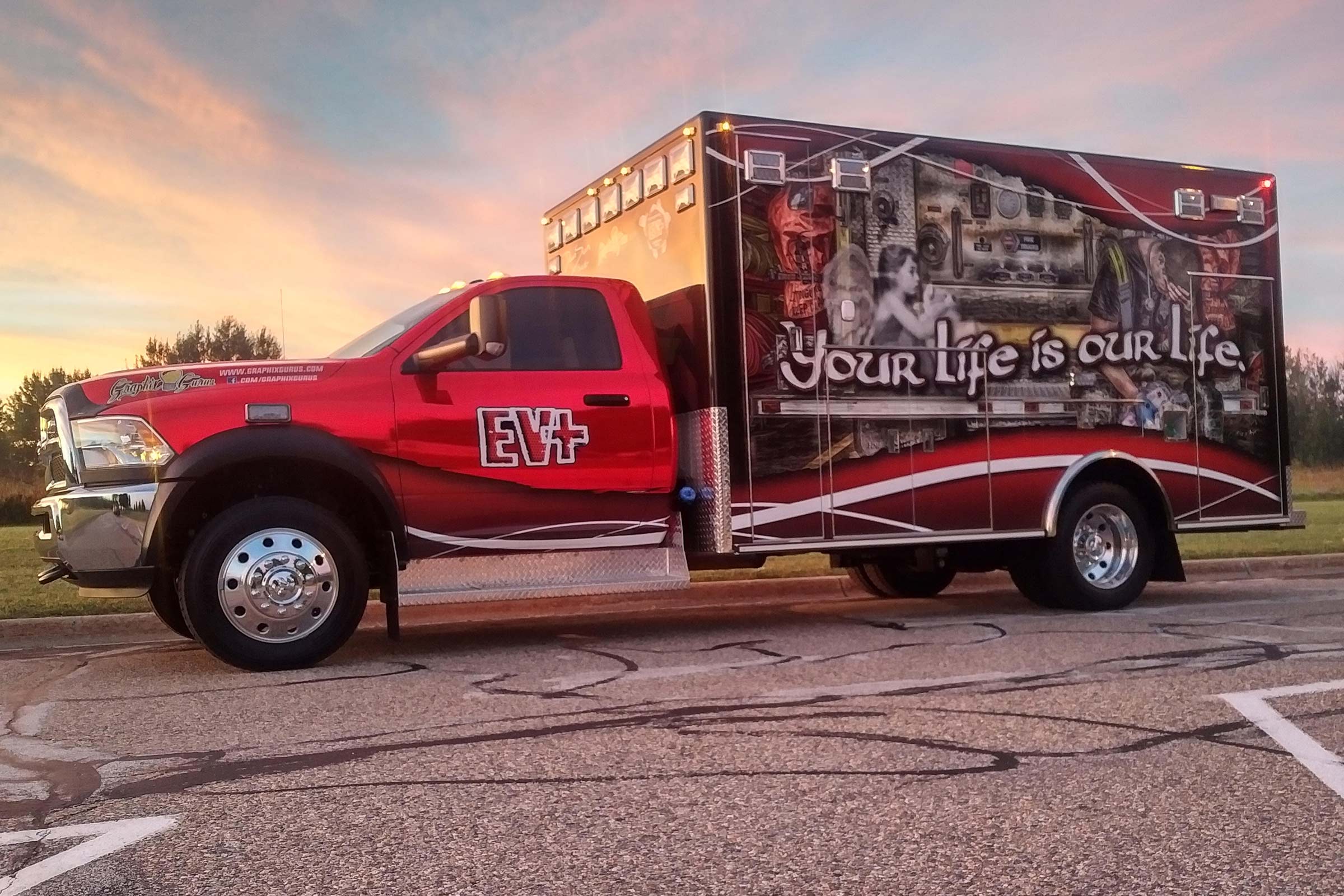 YourLifeOurLife-extreme-ems-wrap-graphix-gurus | Graphix Gurus